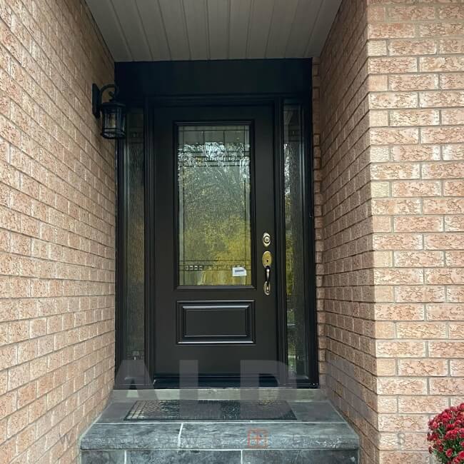 Mosaic Glass Insert Door Swap in Toronto | ALDA Doors