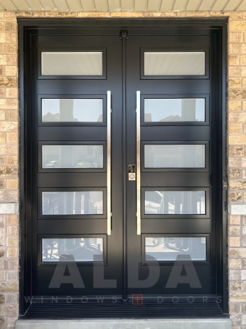 Modern Double Door Installation in Downtown Toronto | ALDA