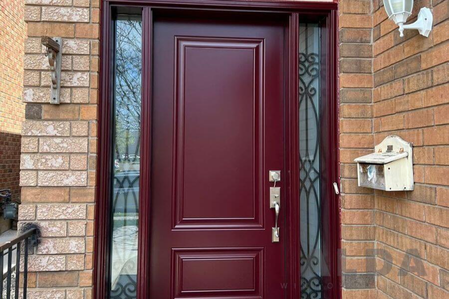 Burgundy Entry Doors ☑️ Burgundy Front Doors